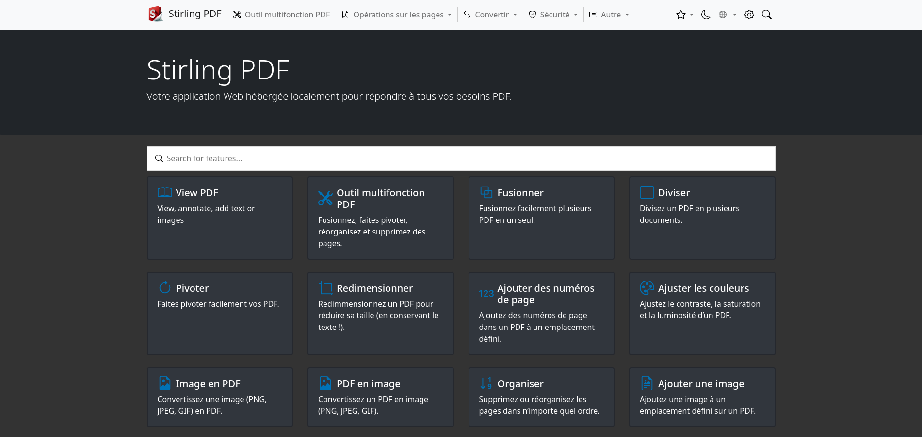 Installer Stirling-PDF avec Docker
