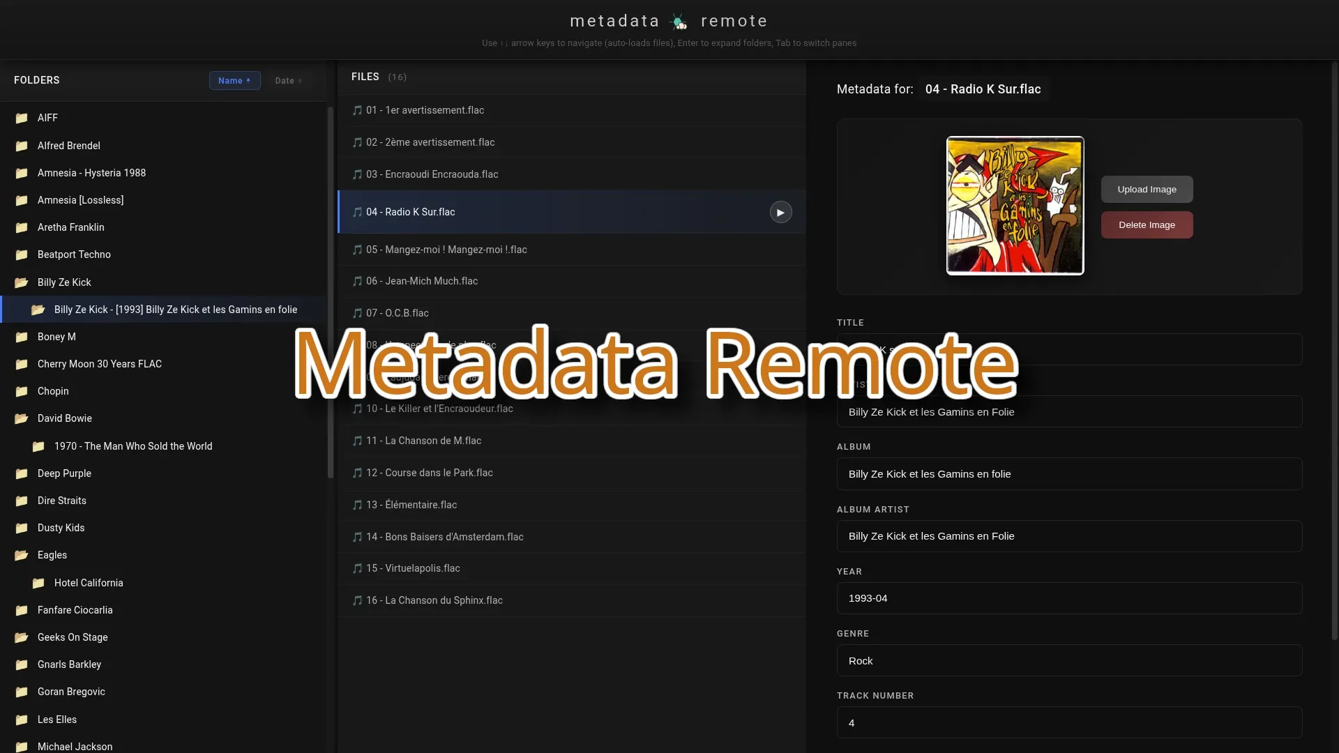 Installer Metadata Remote avec Docker