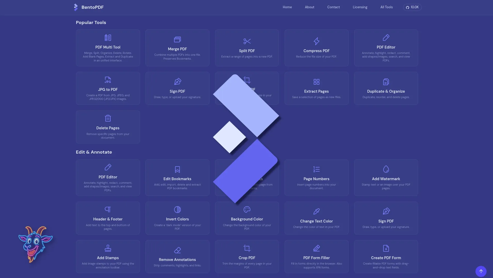 Installer BentoPDF avec Docker