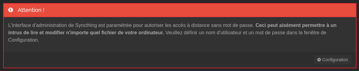 Installer Syncthing avec Docker