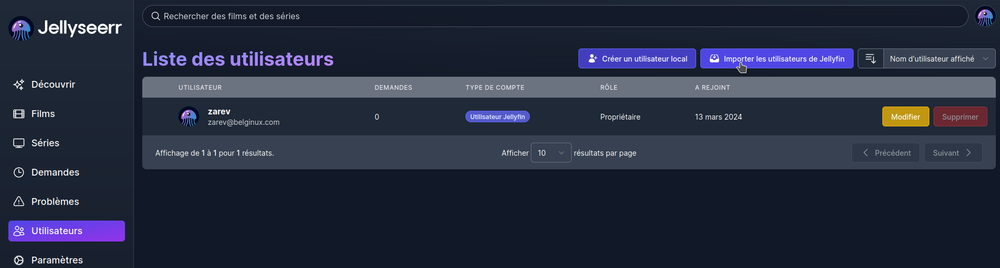 Installer Jellyseerr avec Docker