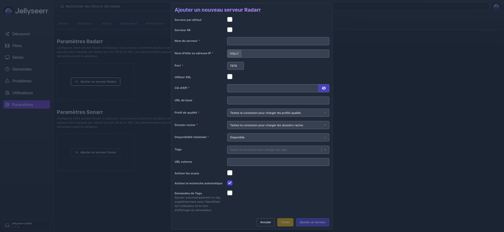 Installer Jellyseerr avec Docker