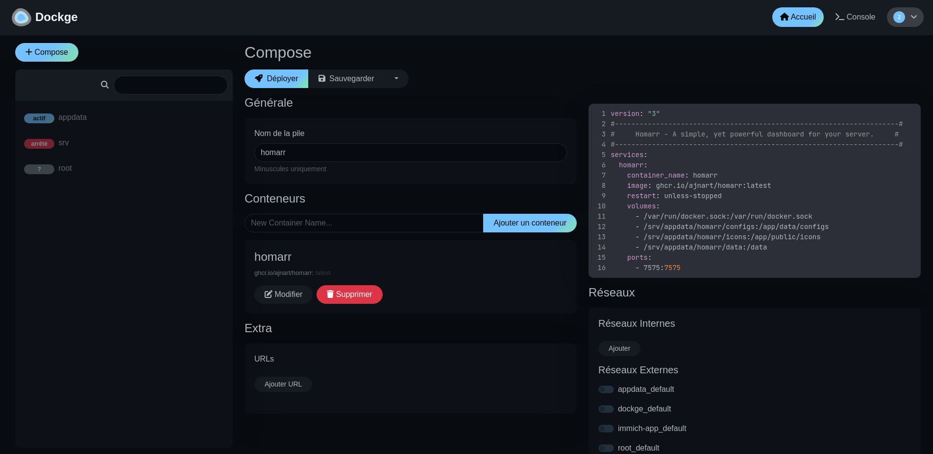 Installer Dockge avec Docker