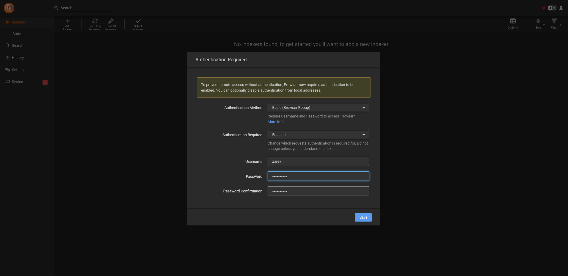 Installer Prowlarr avec Docker