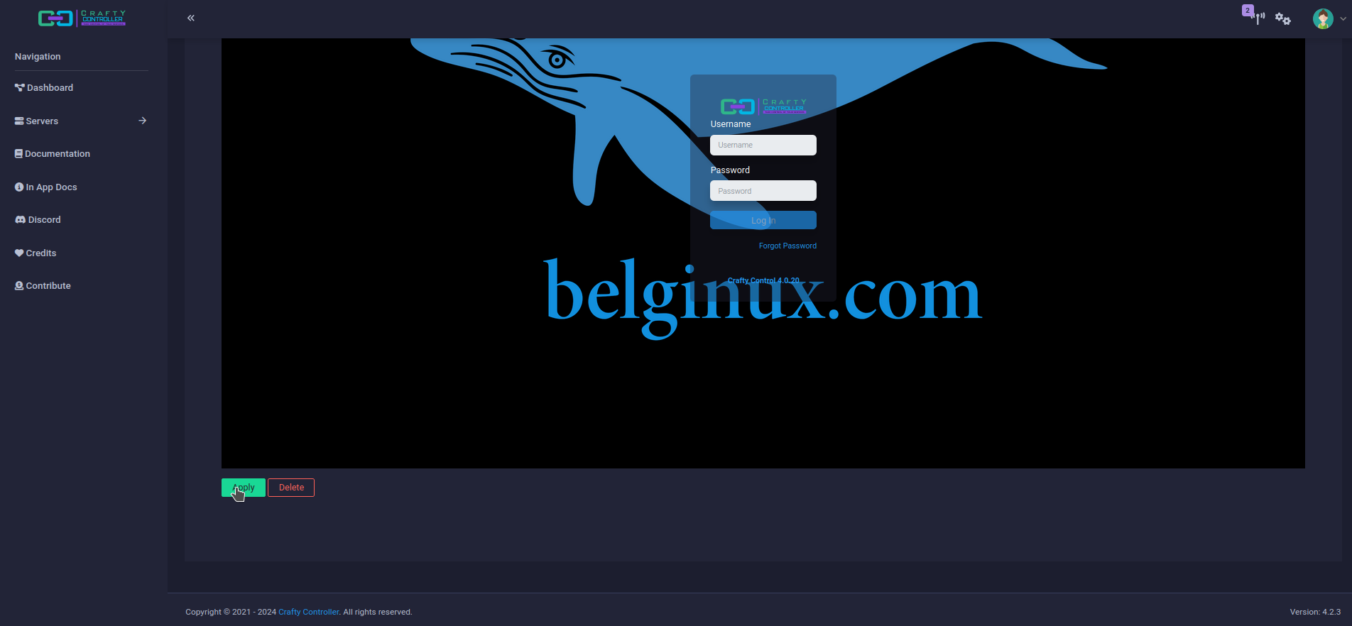 Installer Crafty Controller avec Docker