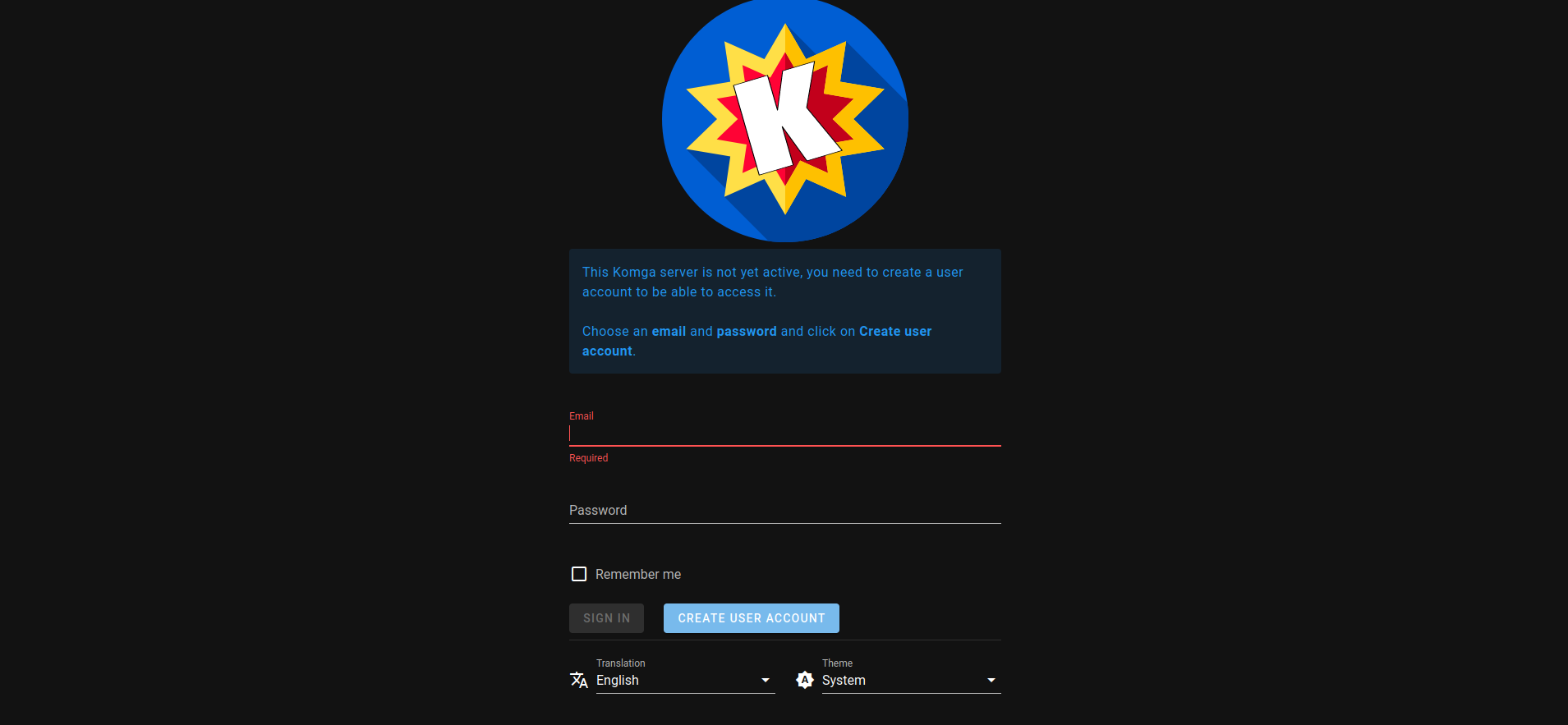 Installer Komga avec Docker