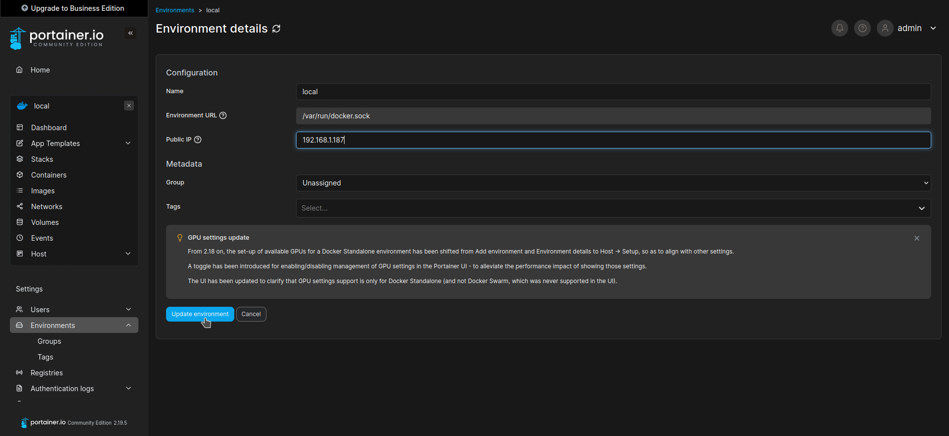 Installer Portainer Avec Docker
