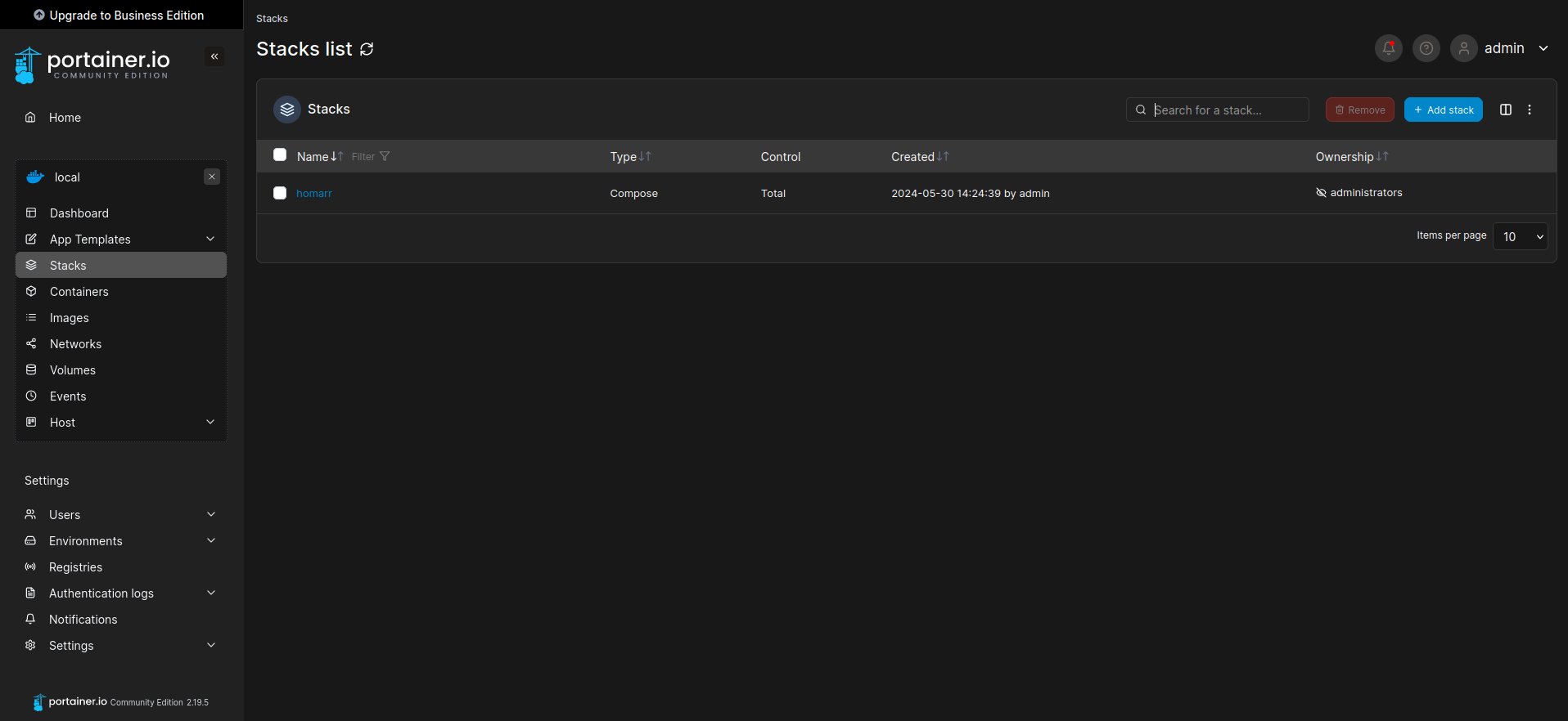 Installer Portainer avec Docker