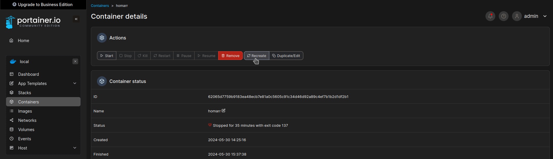 Installer Portainer avec Docker