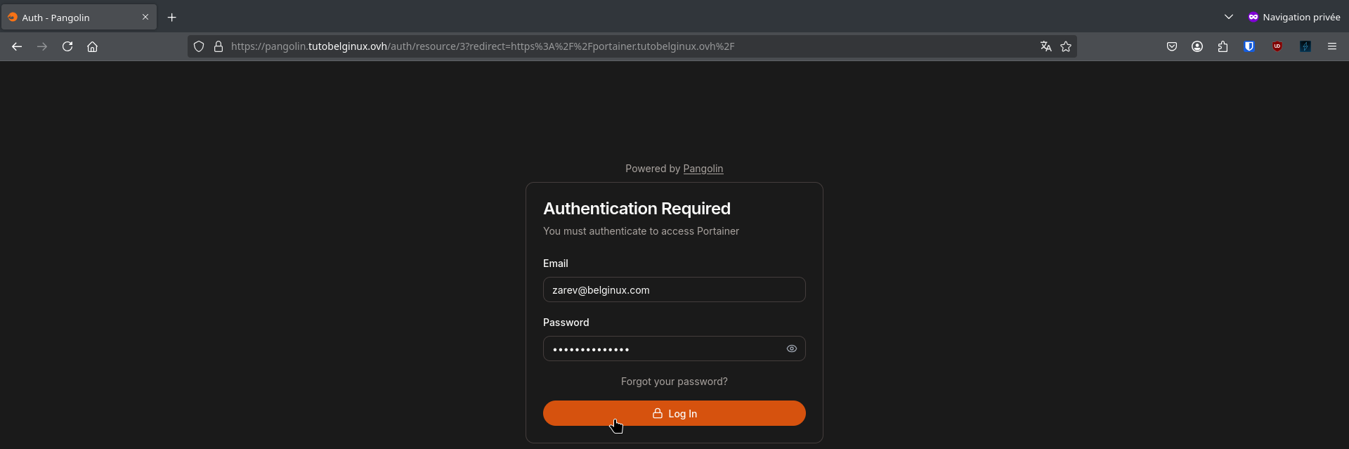 Installer Pangolin avec Docker