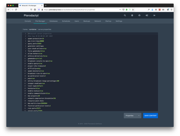 Installer Pterodactyl avec Docker